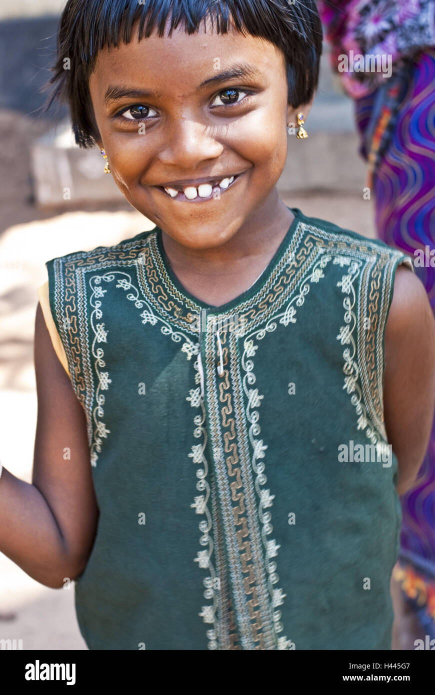 Indian girl, portrait Stock Photo - Alamy