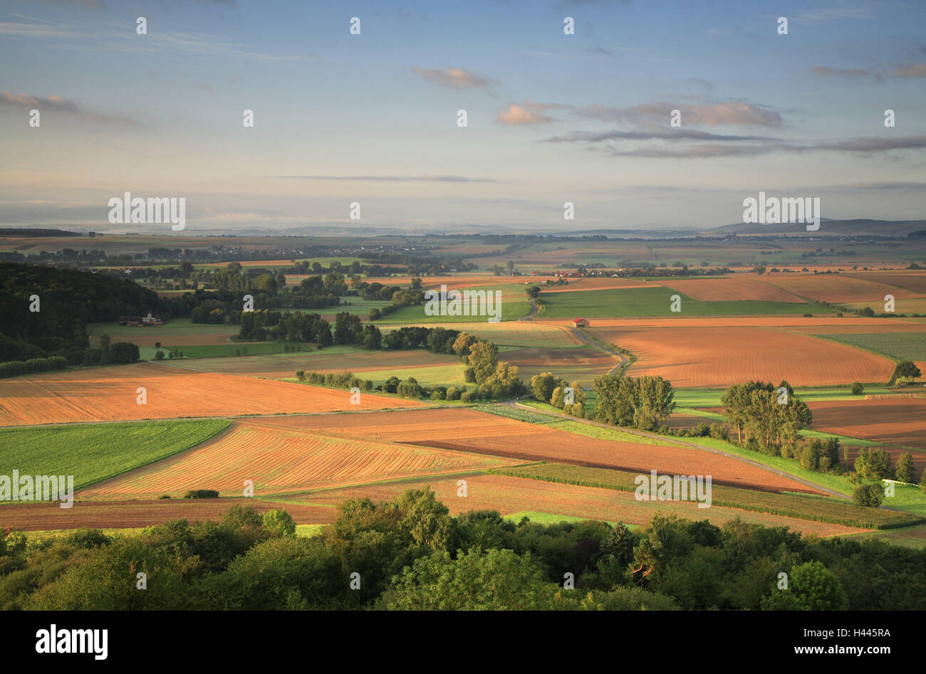 Germany, Hessen, Northern Hessen, scenery close Fritzlar Stock Photo ...