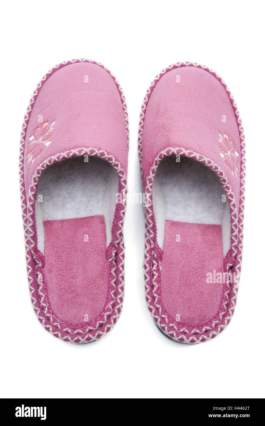 Slippers, pink ones Stock Photo - Alamy