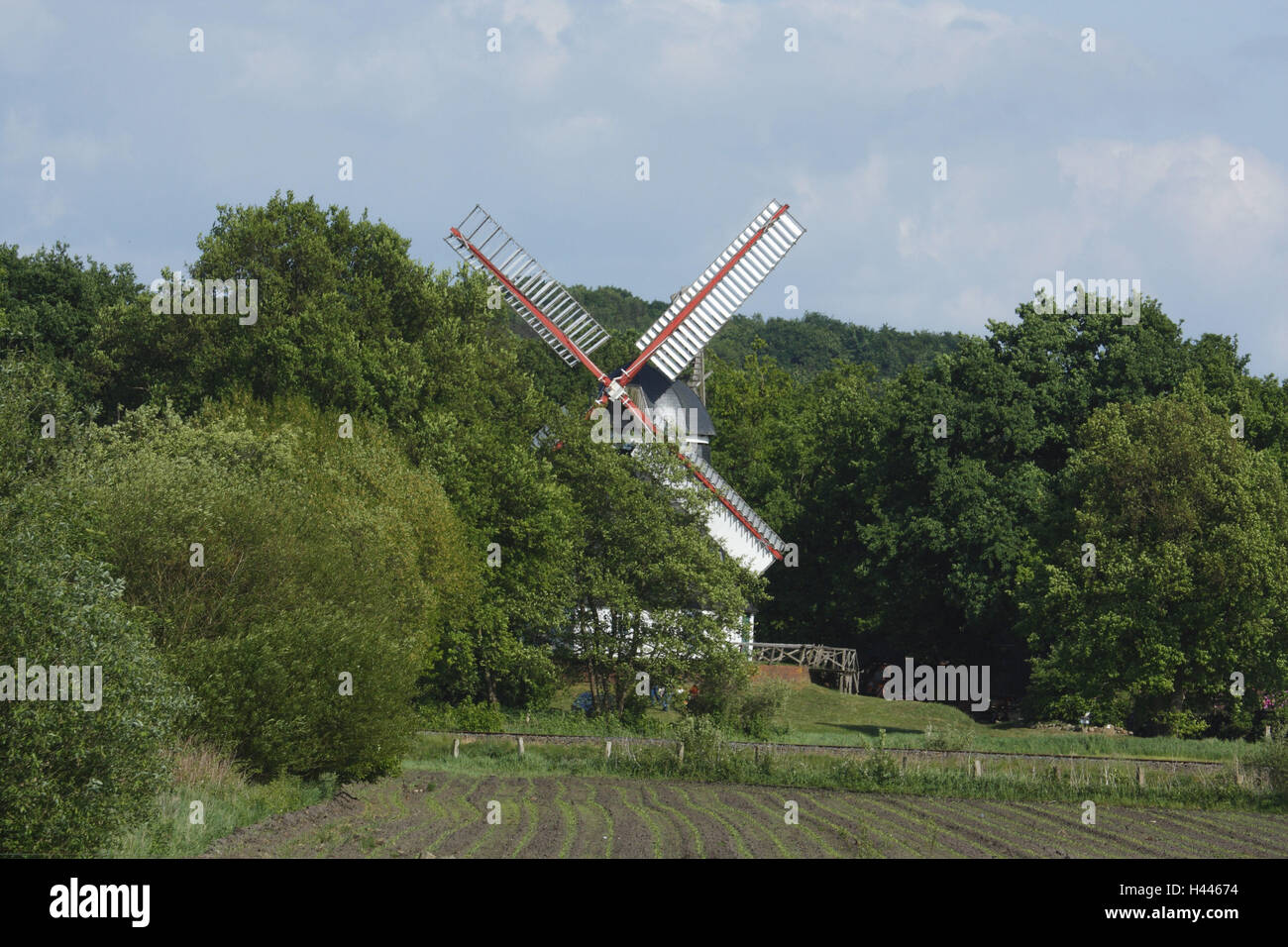 Worpswede, Worpsweder windmill Stock Photo - Alamy