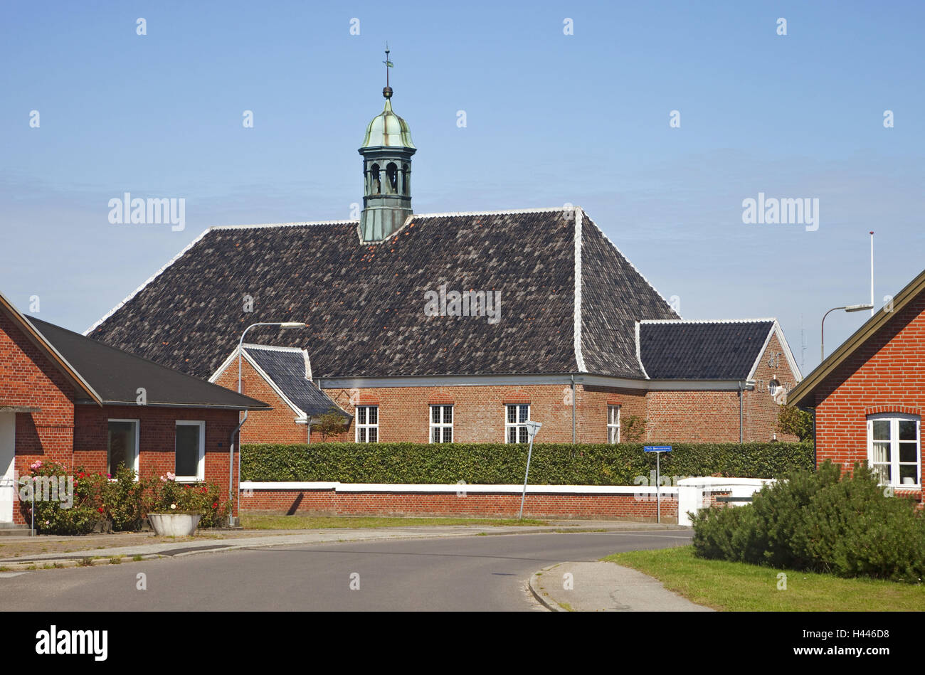 Church, brick building Stock Photo - Alamy