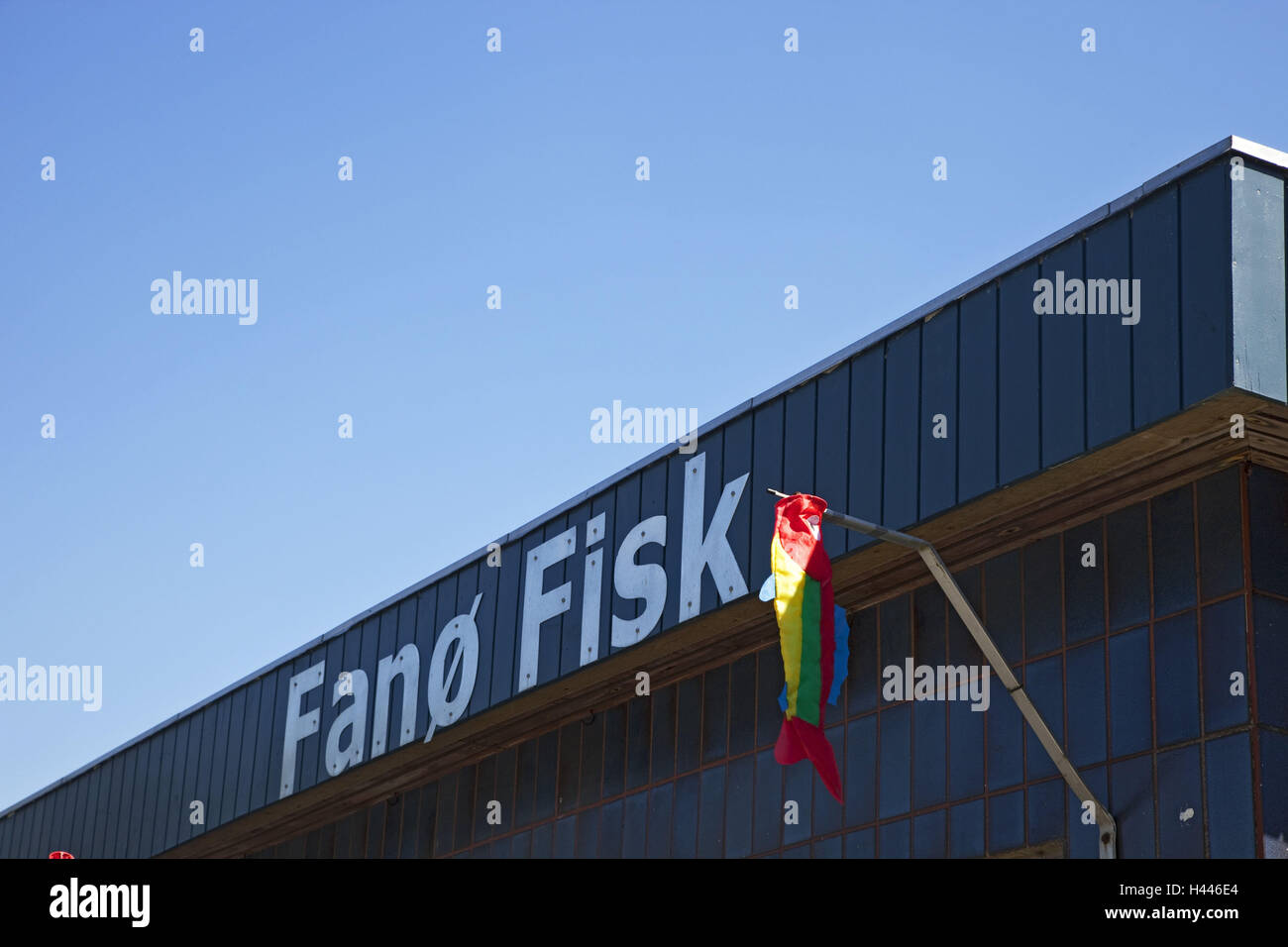 Fanö, fish dealer Stock Photo - Alamy