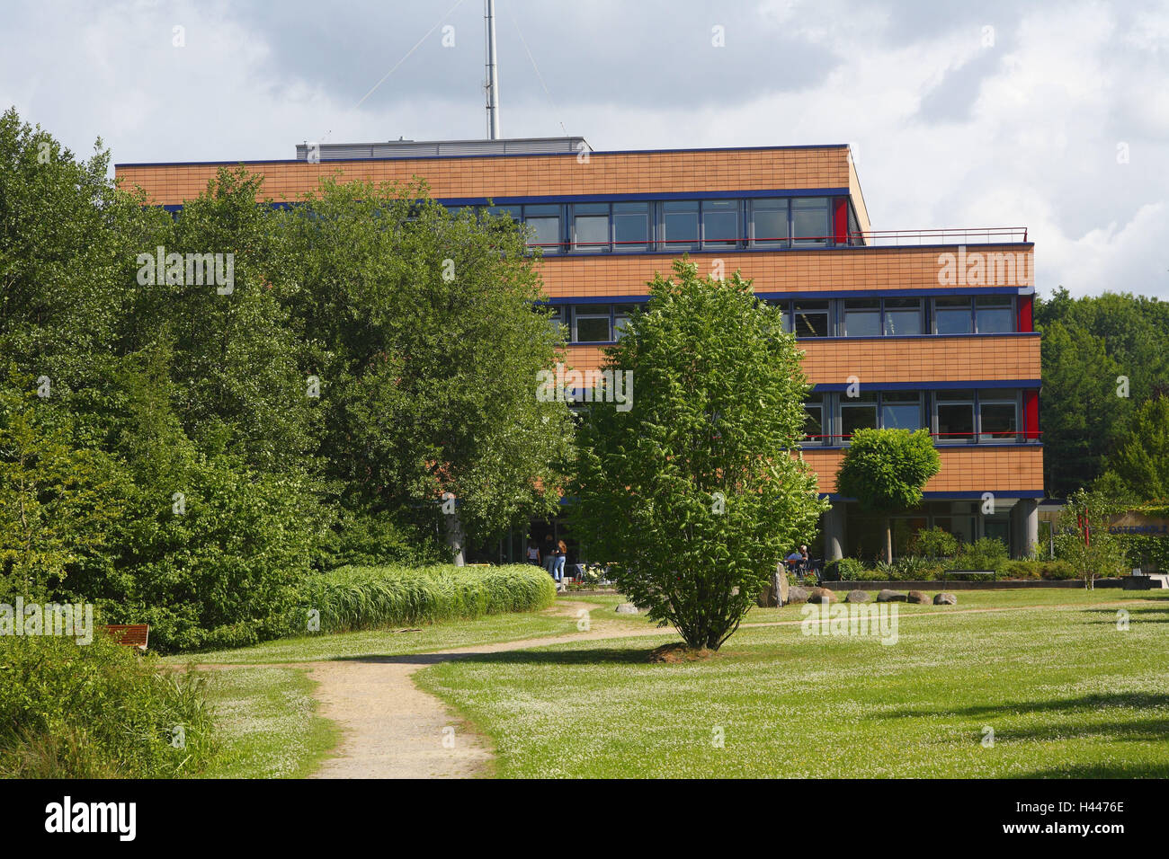Easter wooden charm baker, house of a circle Stock Photo - Alamy