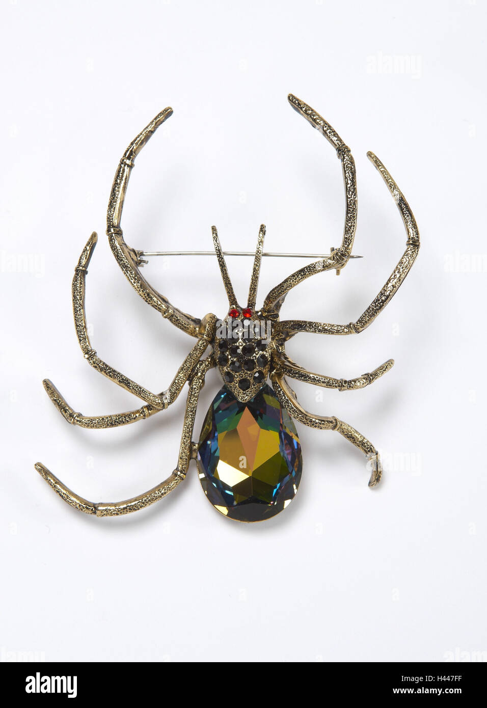 Brooch, spider, gemstones Stock Photo - Alamy