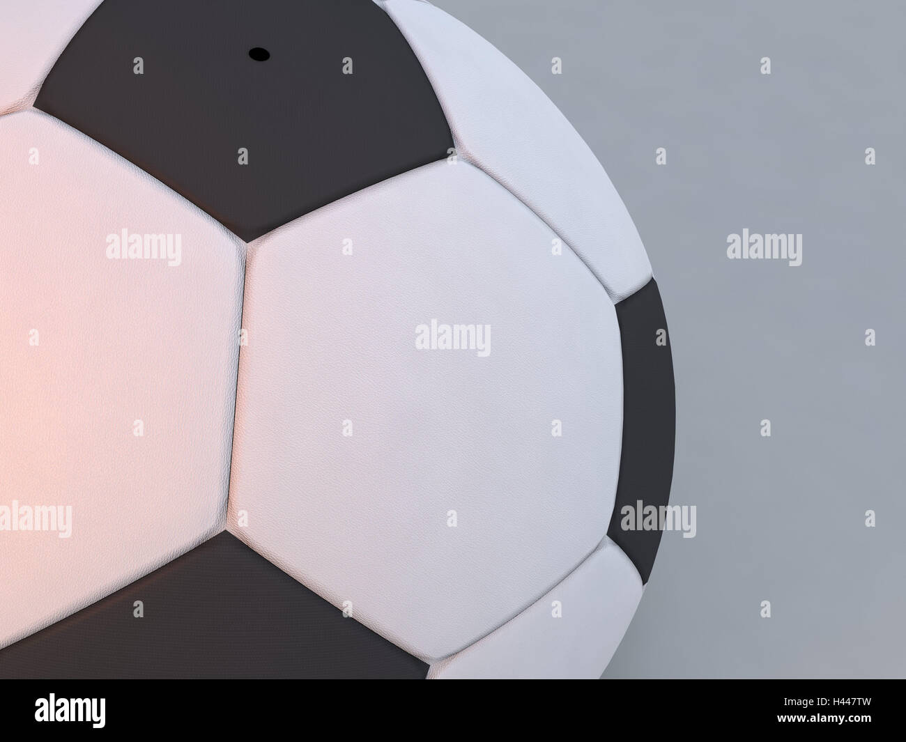 Computer graphics, football, medium close-up, cropped, football, ball ...