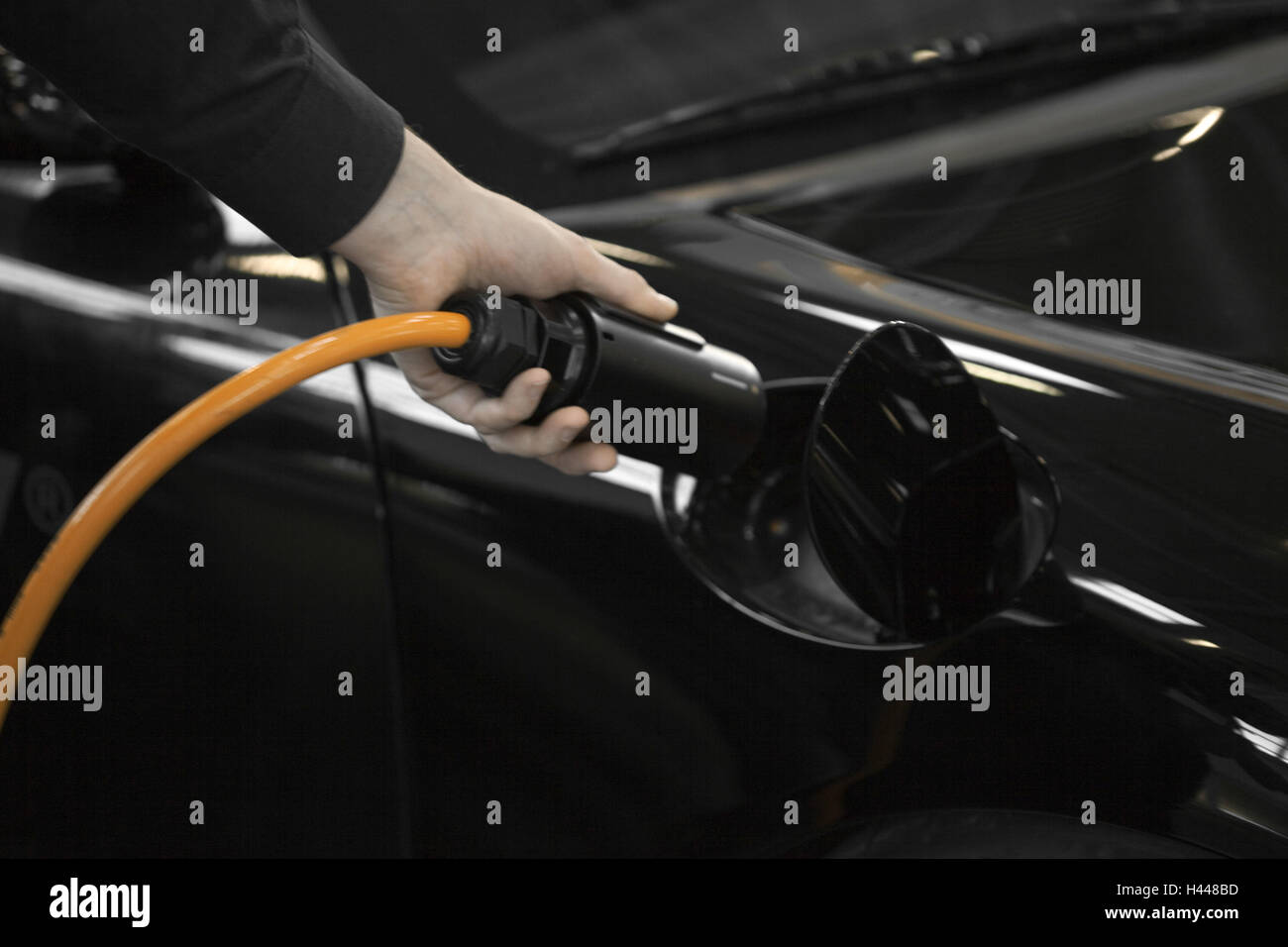 Electromobile, charge, loading station, connector, energy, medium close ...