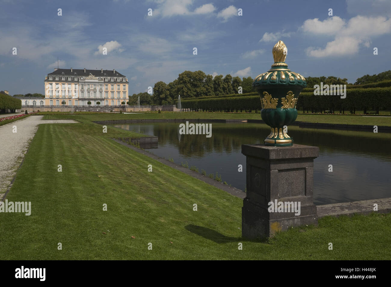 Germany, North Rhine-Westphalia, Brühl, Augustusburg (castle Stock ...