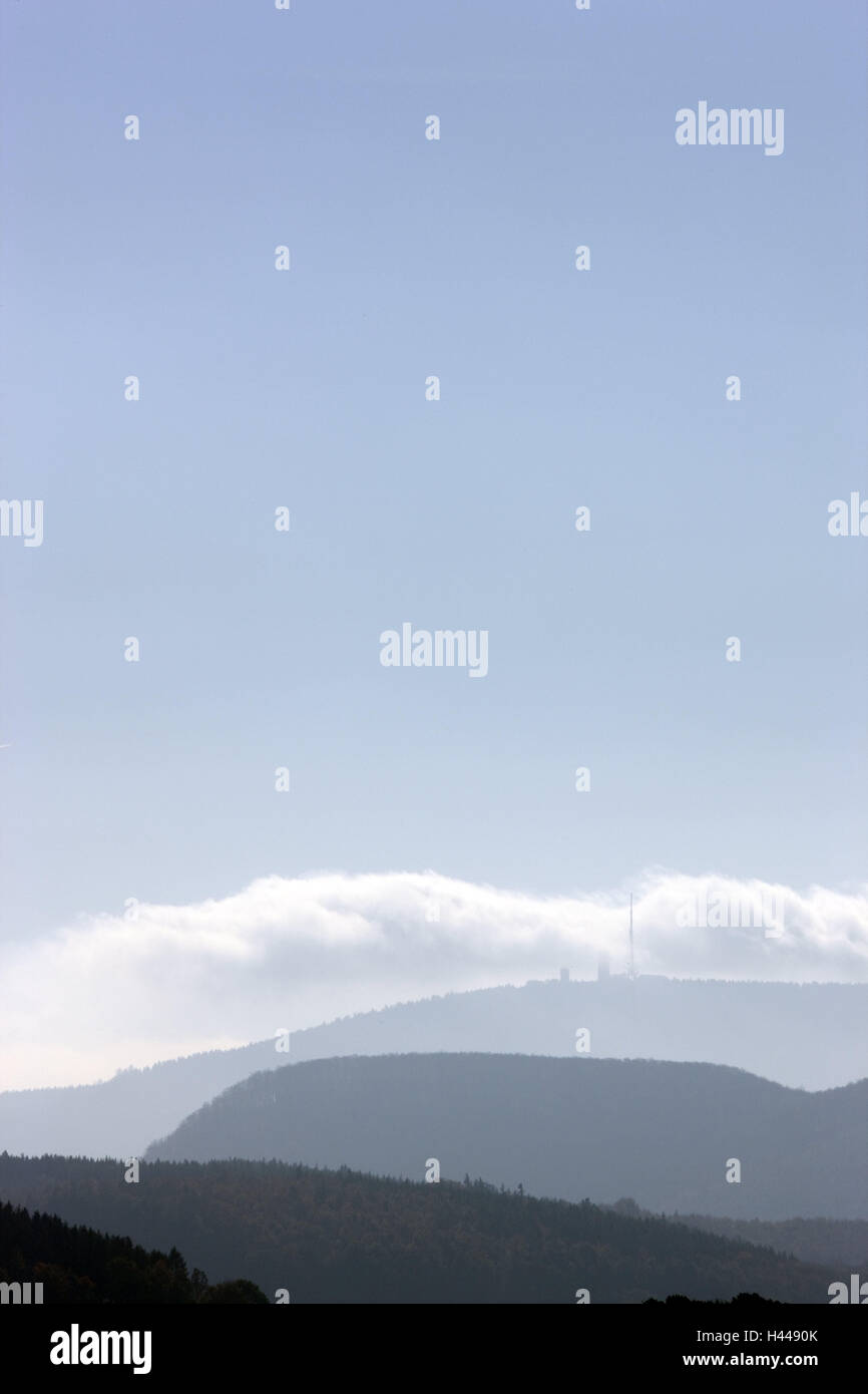 Germany, Thuringia, big island mountain, place of interest, destination ...