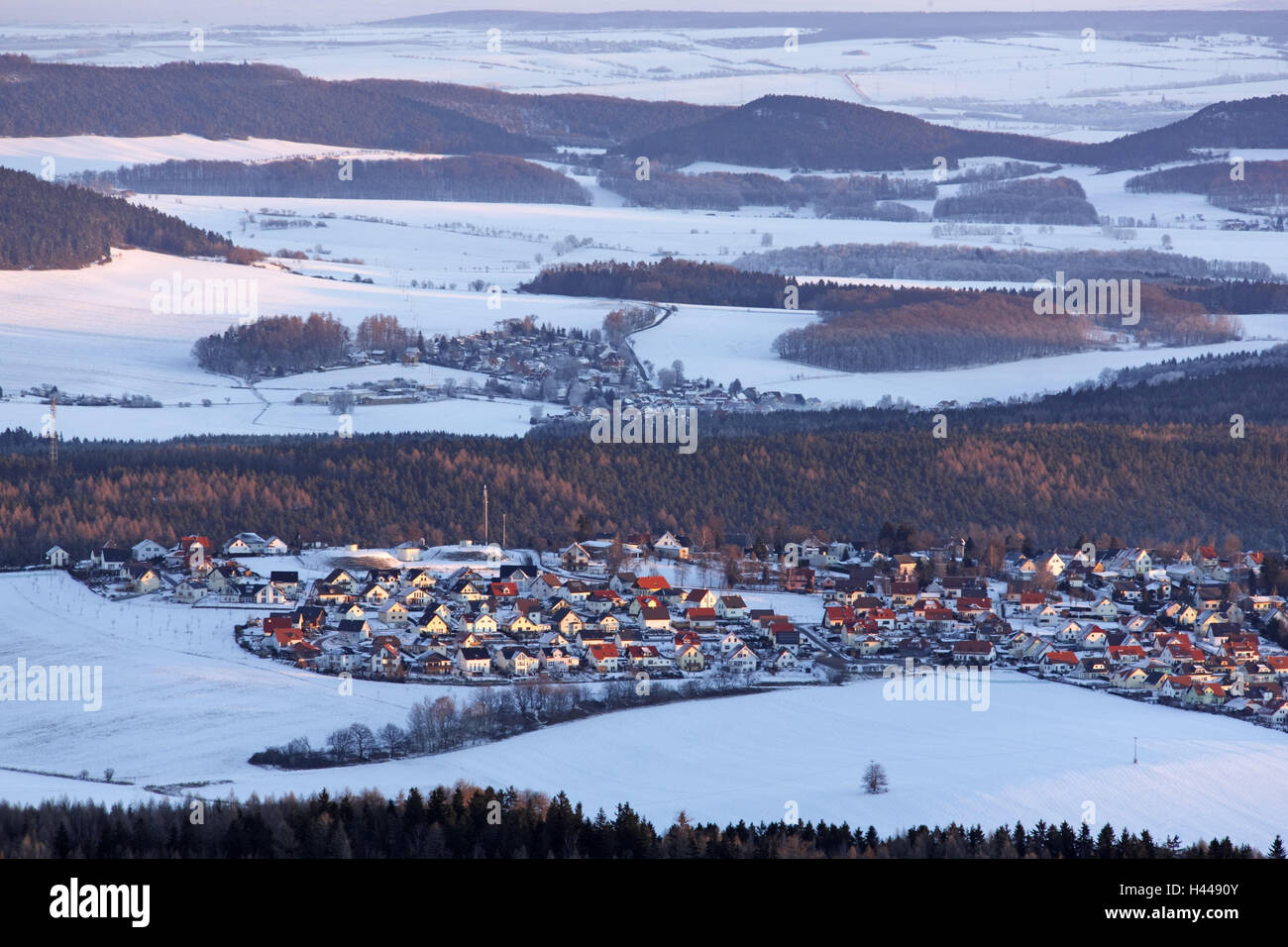 Germany, Thuringia, Oberpörlitz, local overview, destination, tourism ...