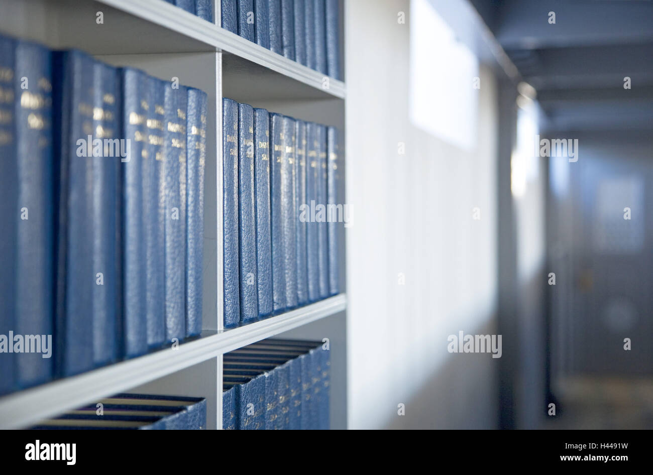 Church, bookshelf, detail Stock Photo - Alamy