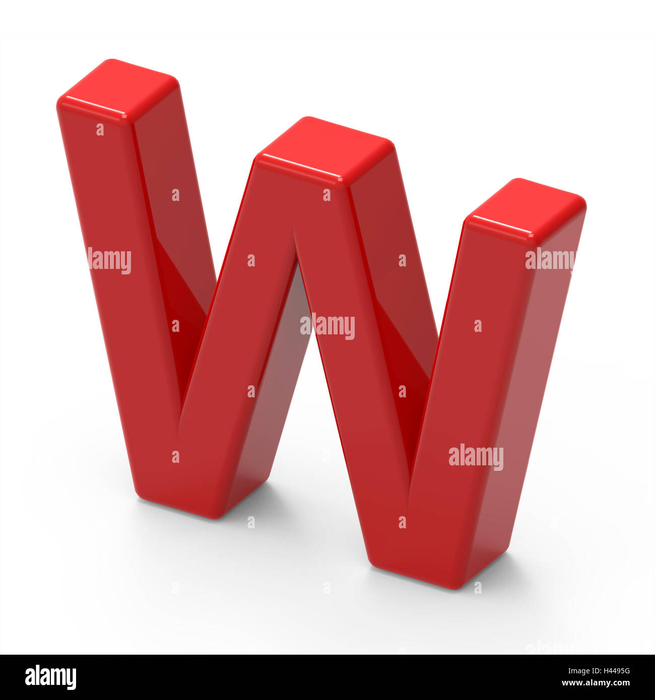 W typography font letter type hi-res stock photography and images - Alamy