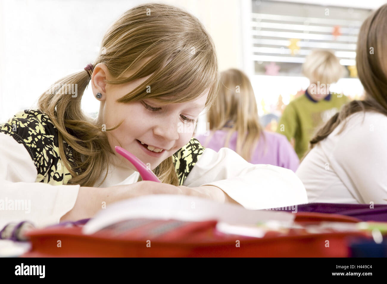 Classroom, pupils, lessons, writing Stock Photo - Alamy