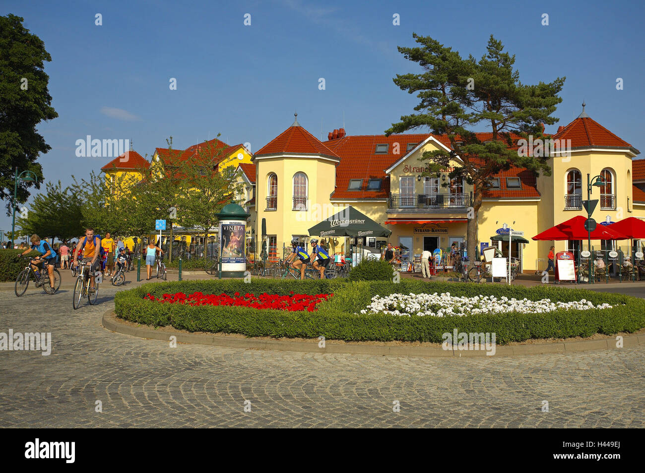 Germany, the Baltic Sea, island Usedom, Karlshagen, beach office Stock ...