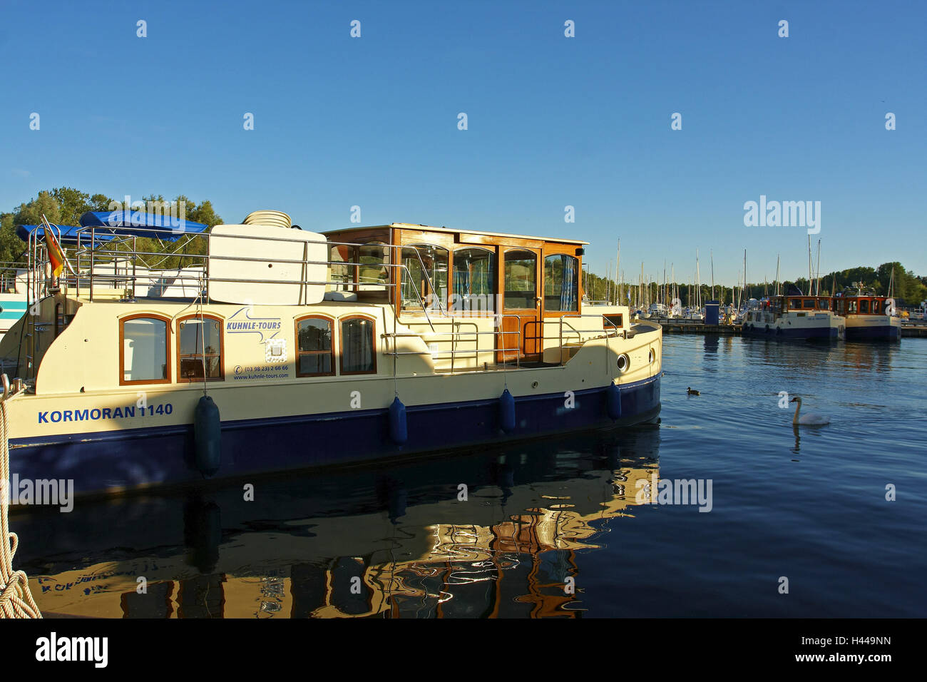 Europe, Germany, Mecklenburg lowland plain full of lakes, Rechlin ...