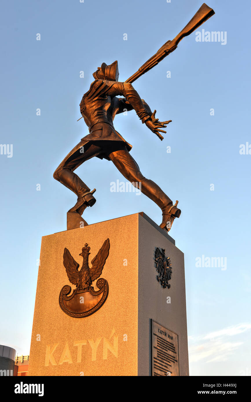 Katyn Massacre Memorial in Jersey City at Hudson River front - USA ...