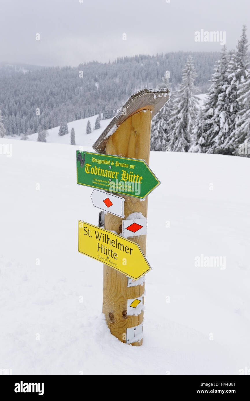 Germany, Baden-Wurttemberg, south Black Forest, Feldberg (mountain ...