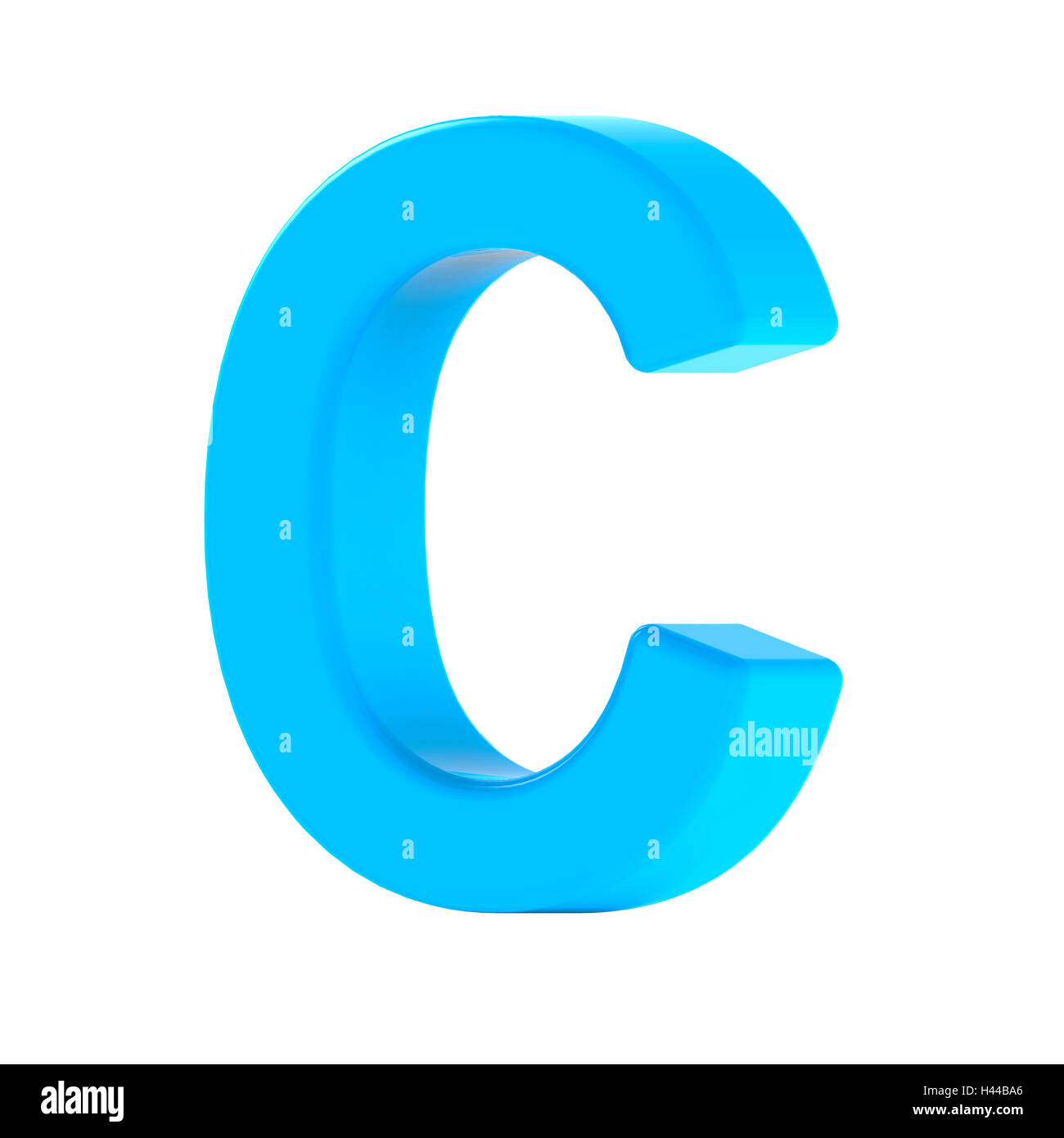 Blue Letter C Logo