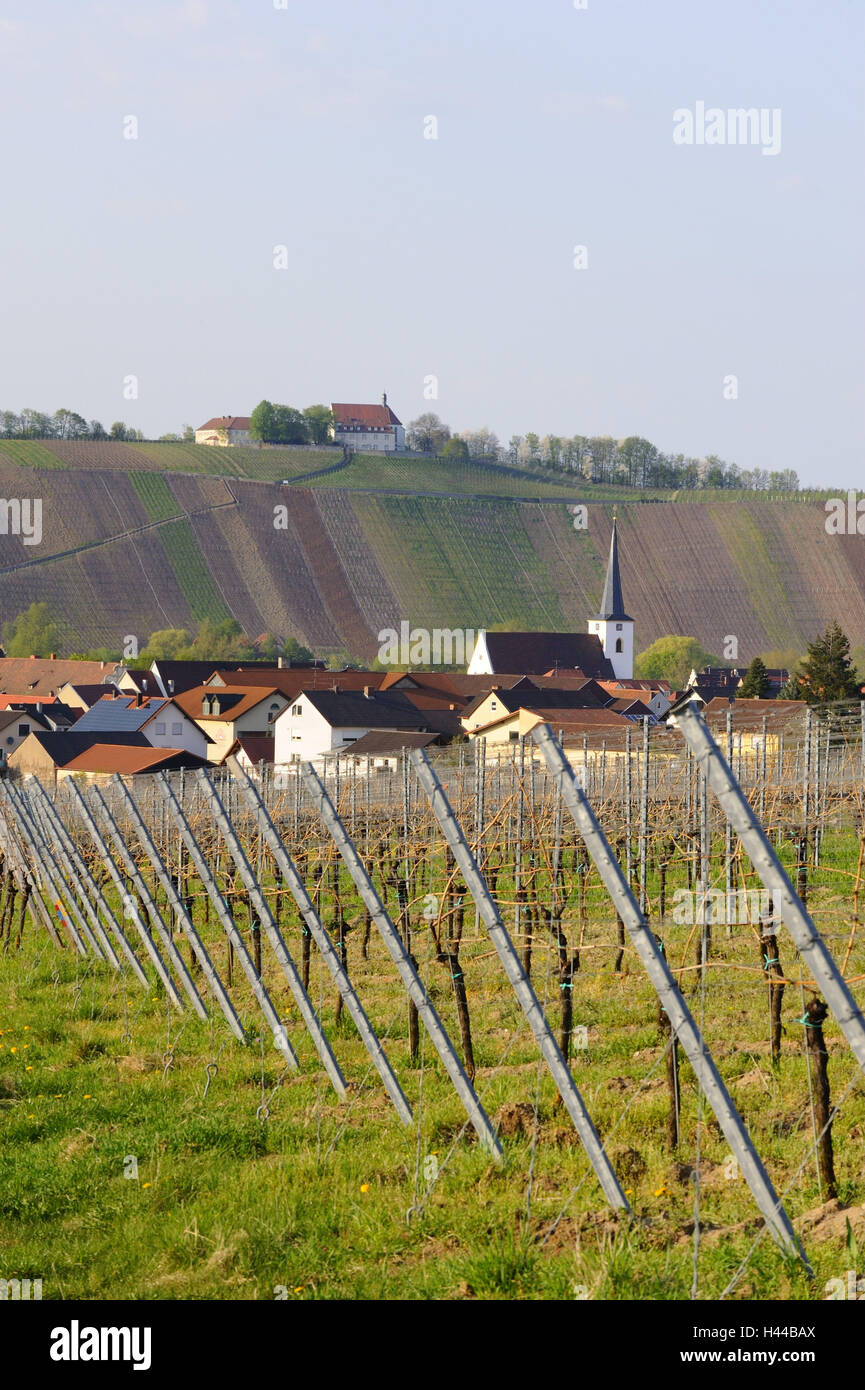Germany, Bavaria, Lower Franconia, Nordheim (town) at the Main, local ...