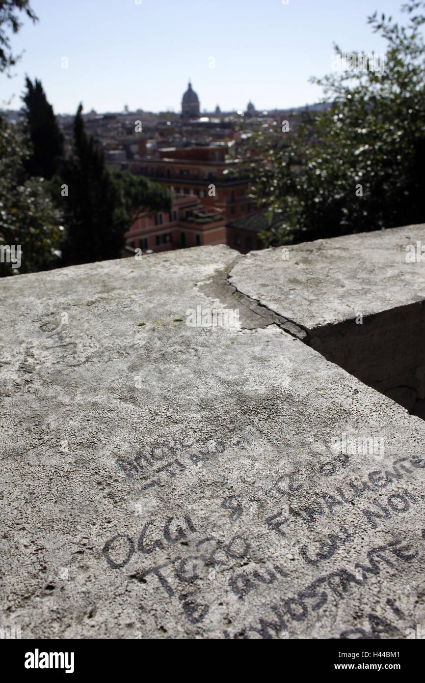 Monte pincio rome hi-res stock photography and images - Alamy