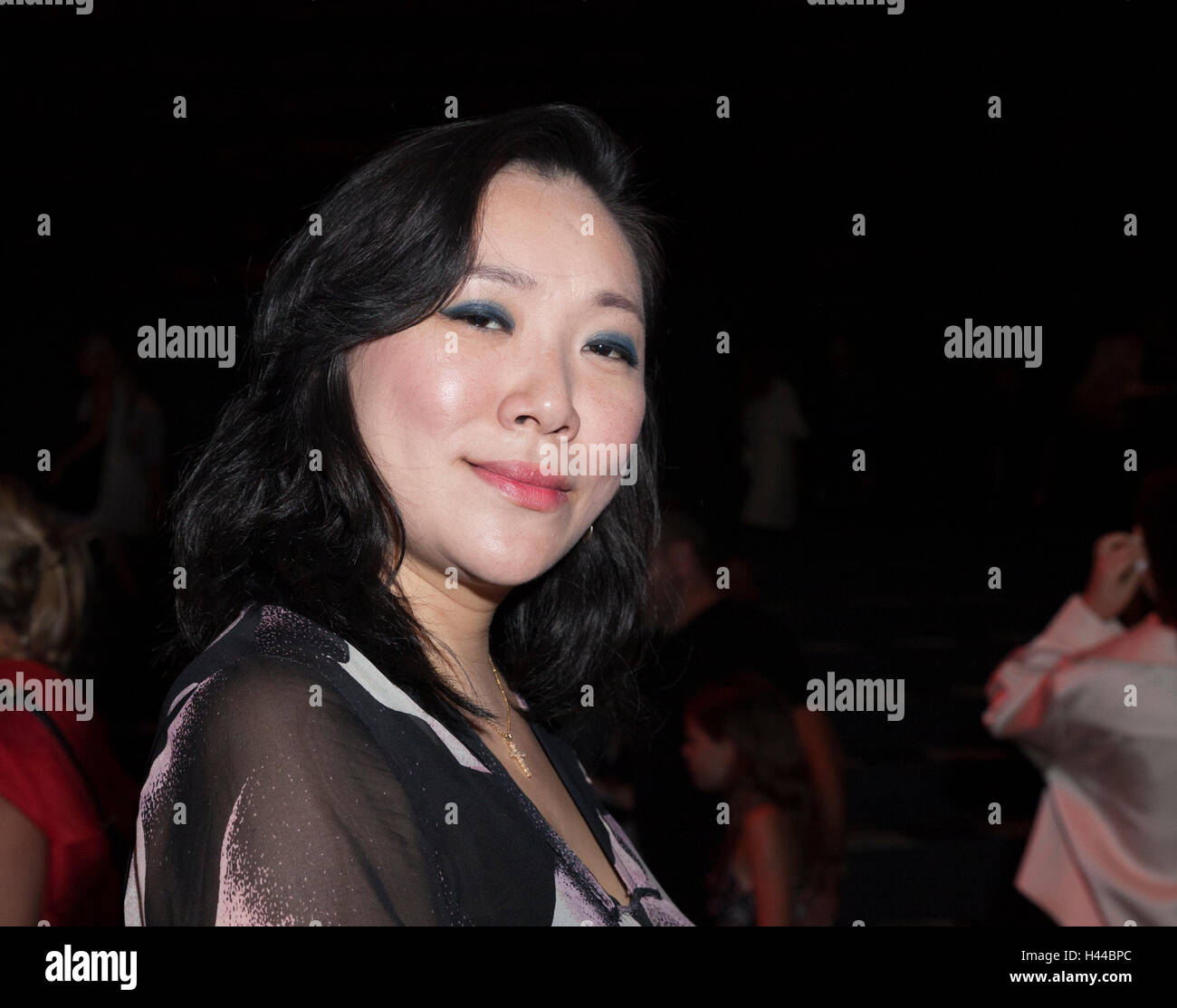 New York, NY USA - September 10, 2016: Rose Jang attends runway for Academy of Art University ...
