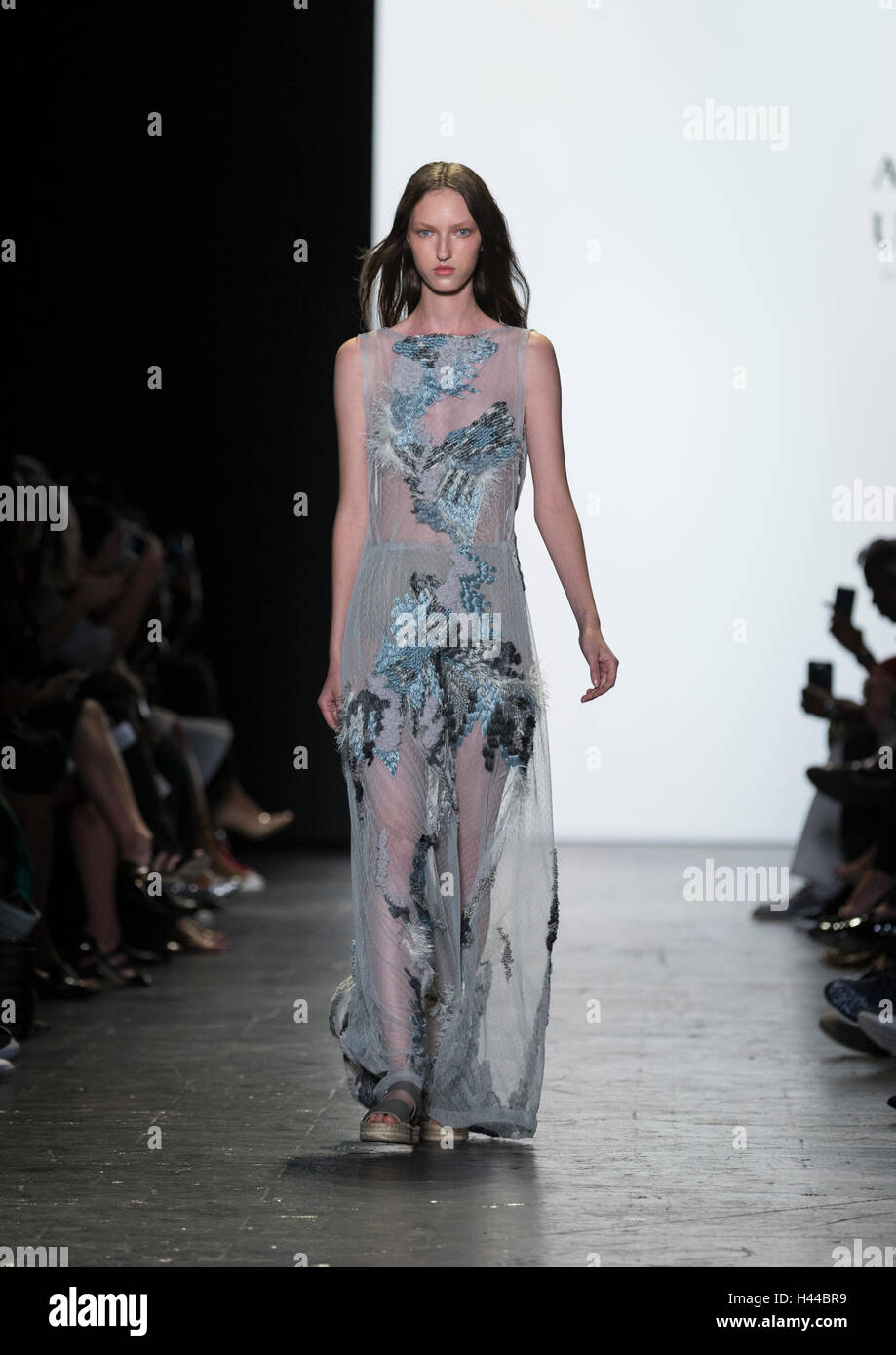 New York, NY USA - September 10, 2016: Model walks runway for Academy ...