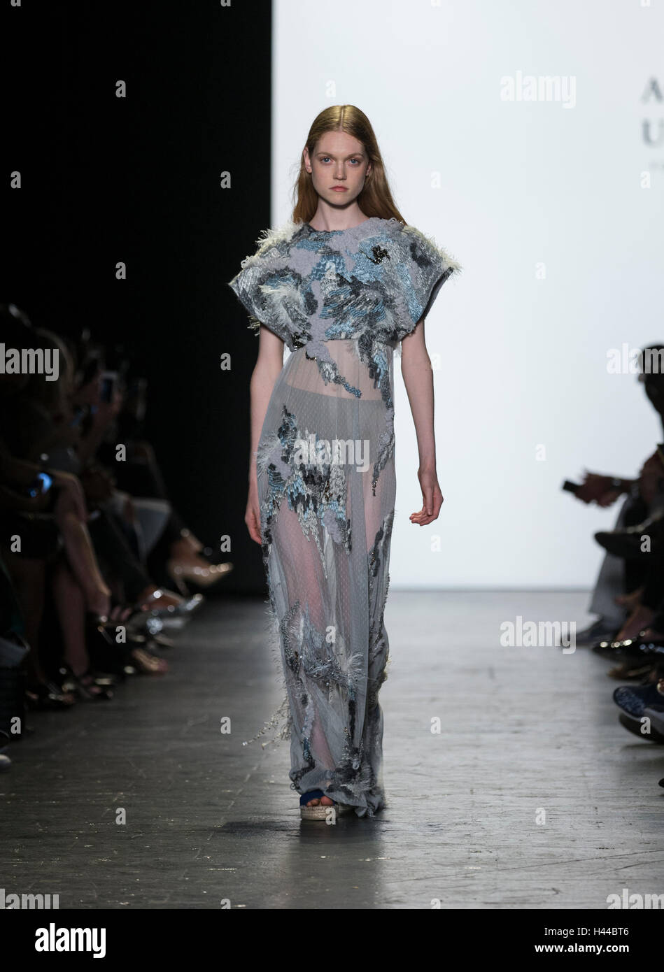 New York, NY USA - September 10, 2016: Model walks runway for Academy ...