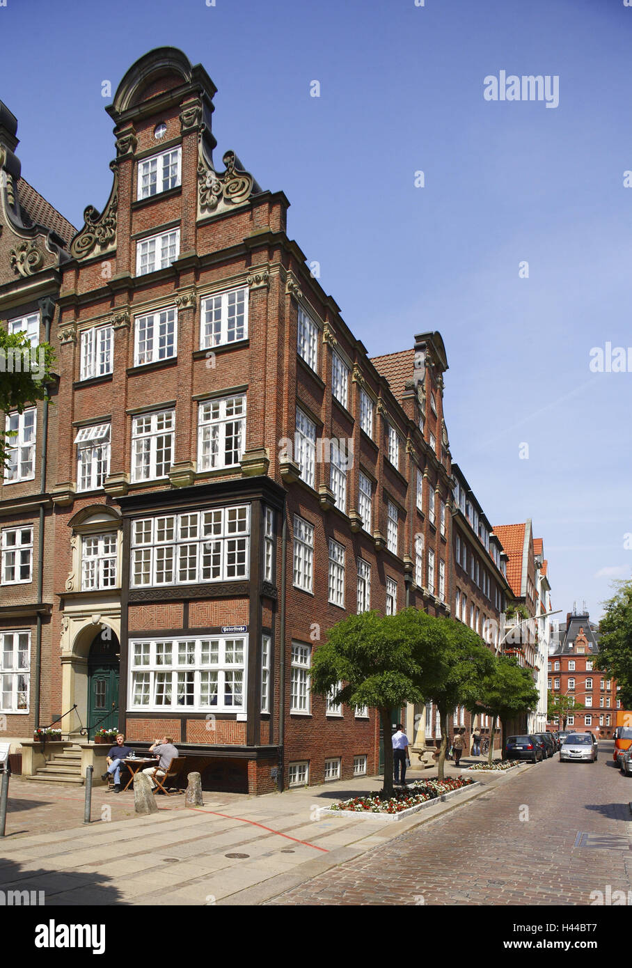 Germany, Hamburg, Peterstrasse, house facades Stock Photo - Alamy
