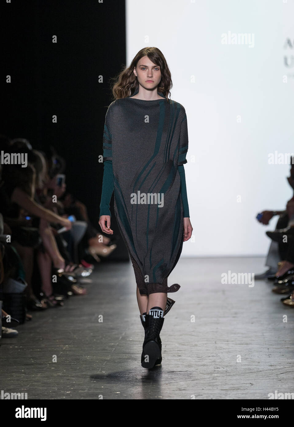 New York, NY USA - September 10, 2016: Model walks runway for Academy ...