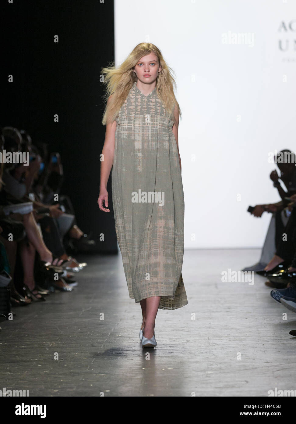 New York, NY USA - September 10, 2016: Model walks runway for Academy ...