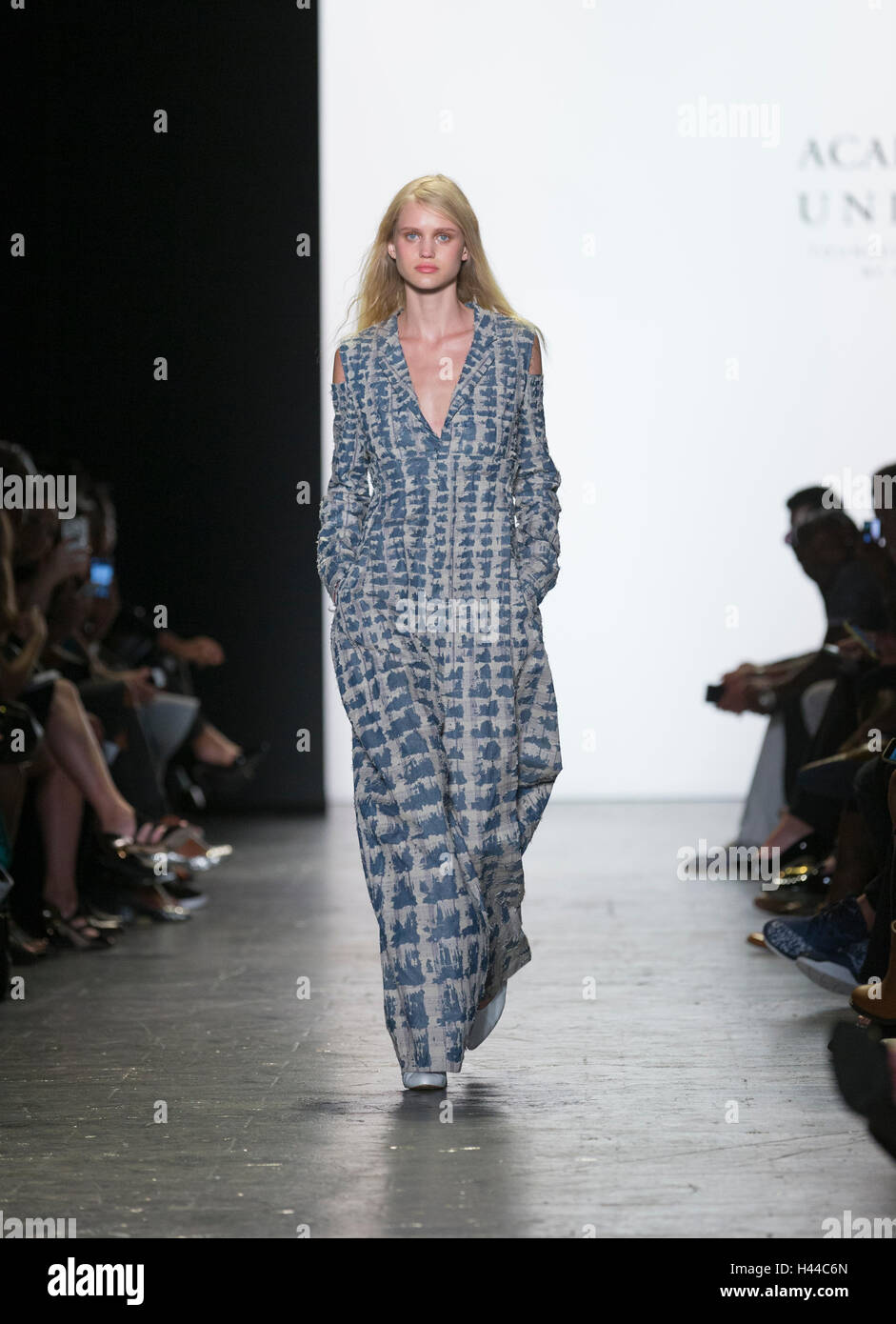 New York, NY USA - September 10, 2016: Model walks runway for Academy ...