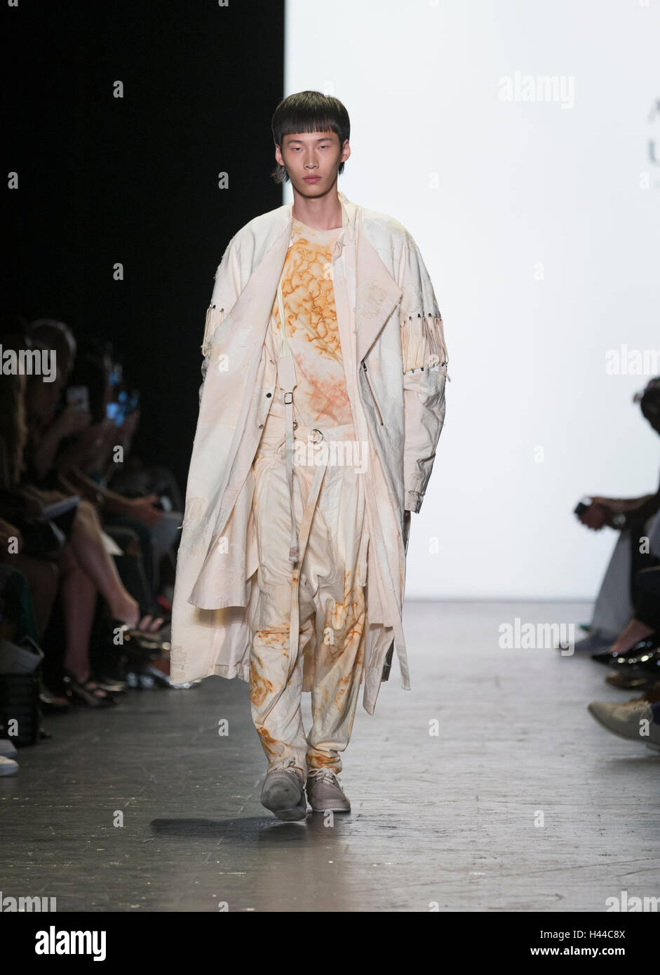 New York, NY USA - September 10, 2016: Model walks runway for Academy ...
