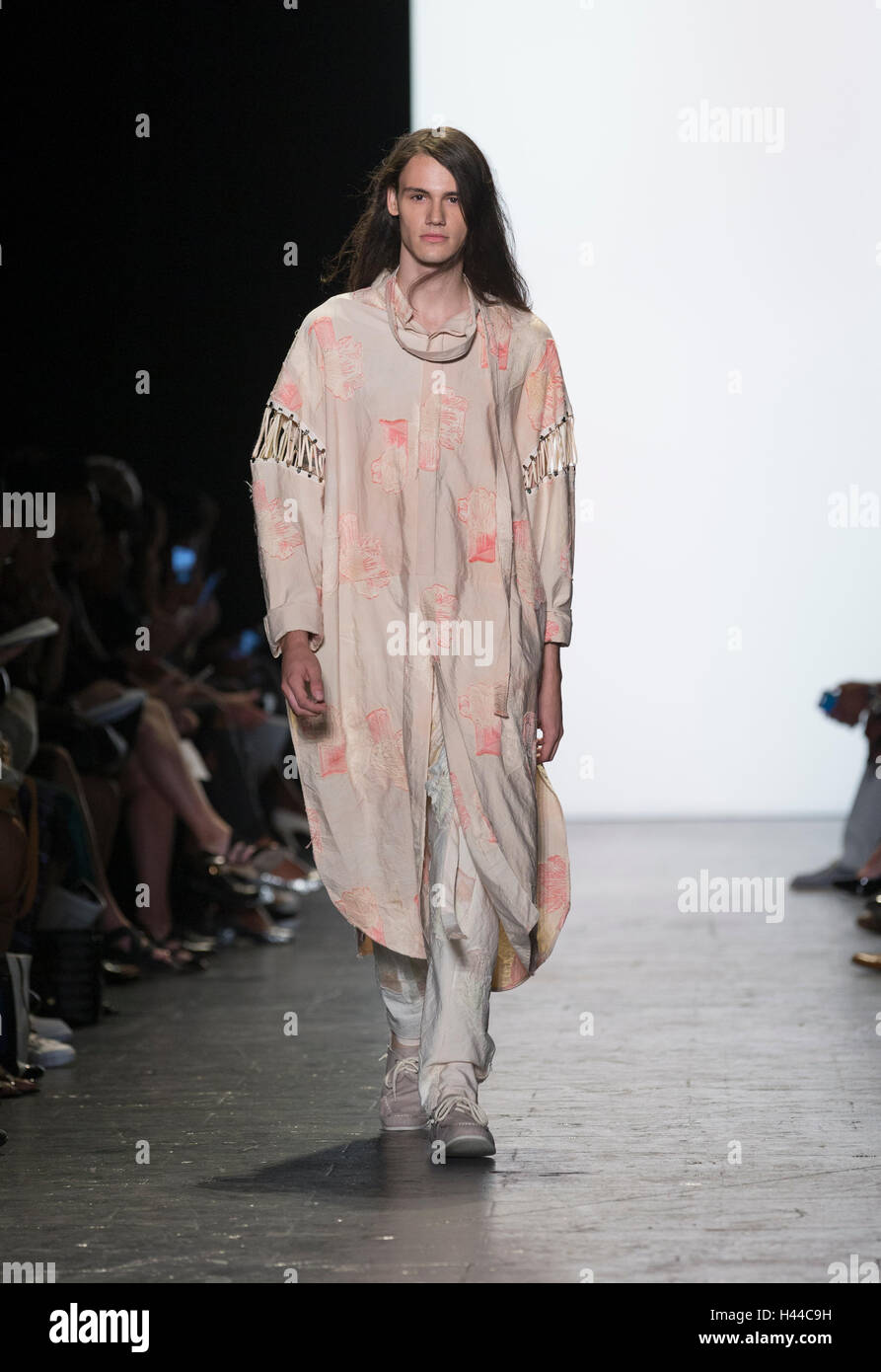 New York, NY USA - September 10, 2016: Model walks runway for Academy ...