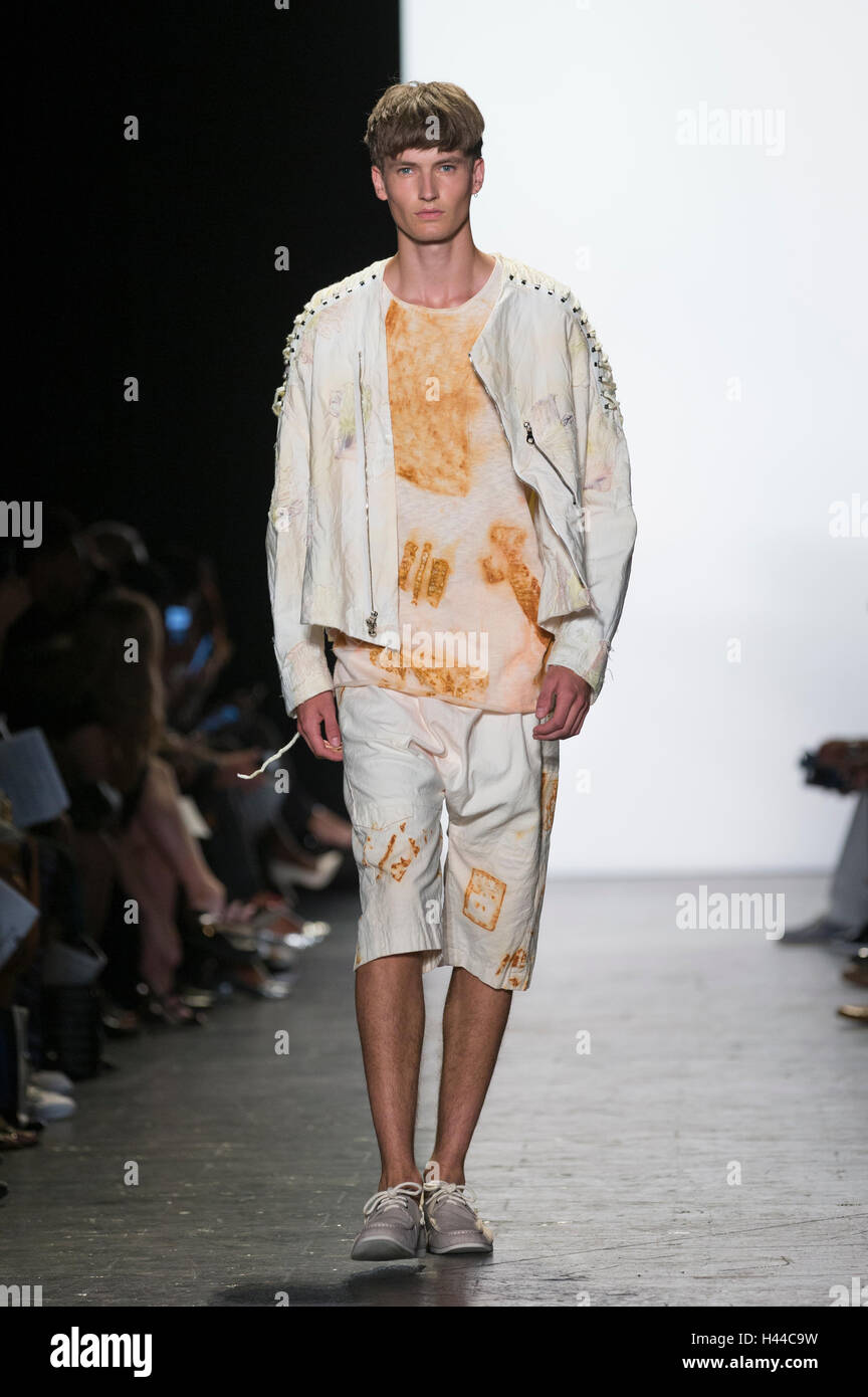 New York, NY USA - September 10, 2016: Model walks runway for Academy ...