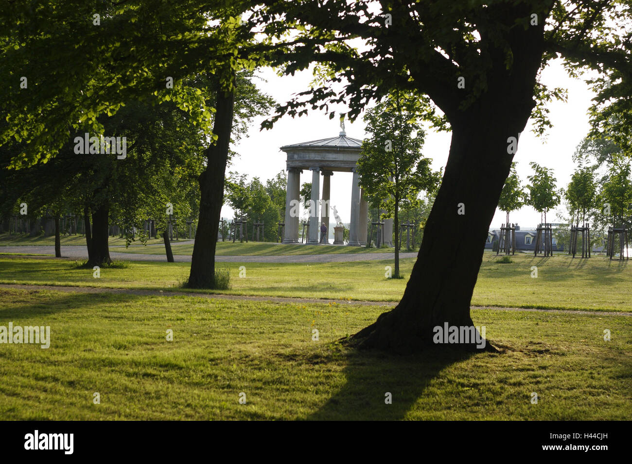 Germany, Mecklenburg-West Pomerania, Neustrelitz, Hebe temple in the ...
