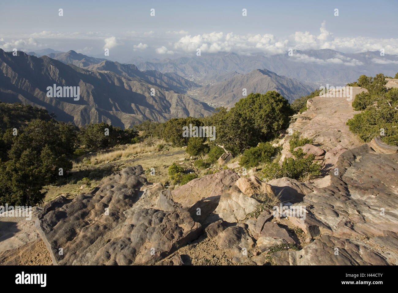 Saudi Arabia, province Asir, Asir national park, Al Soudah Stock Photo ...
