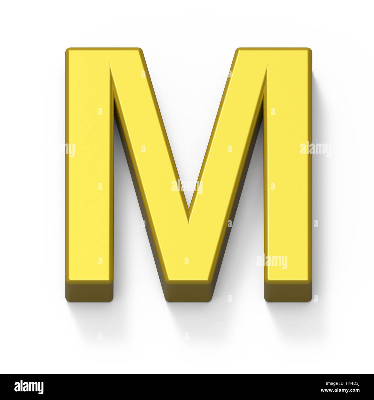Gold letter m hi-res stock photography and images - Alamy