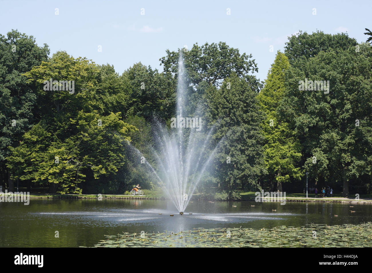 Celle, French garden, jet Stock Photo - Alamy