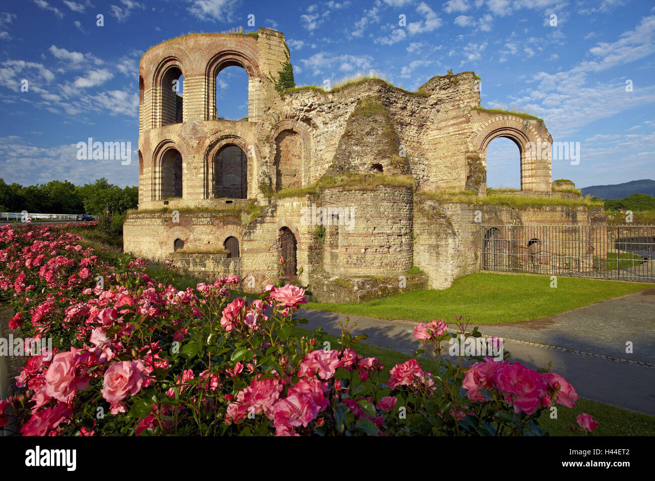 Germany, the Moselle, Trier, Imperial Baths Stock Photo - Alamy