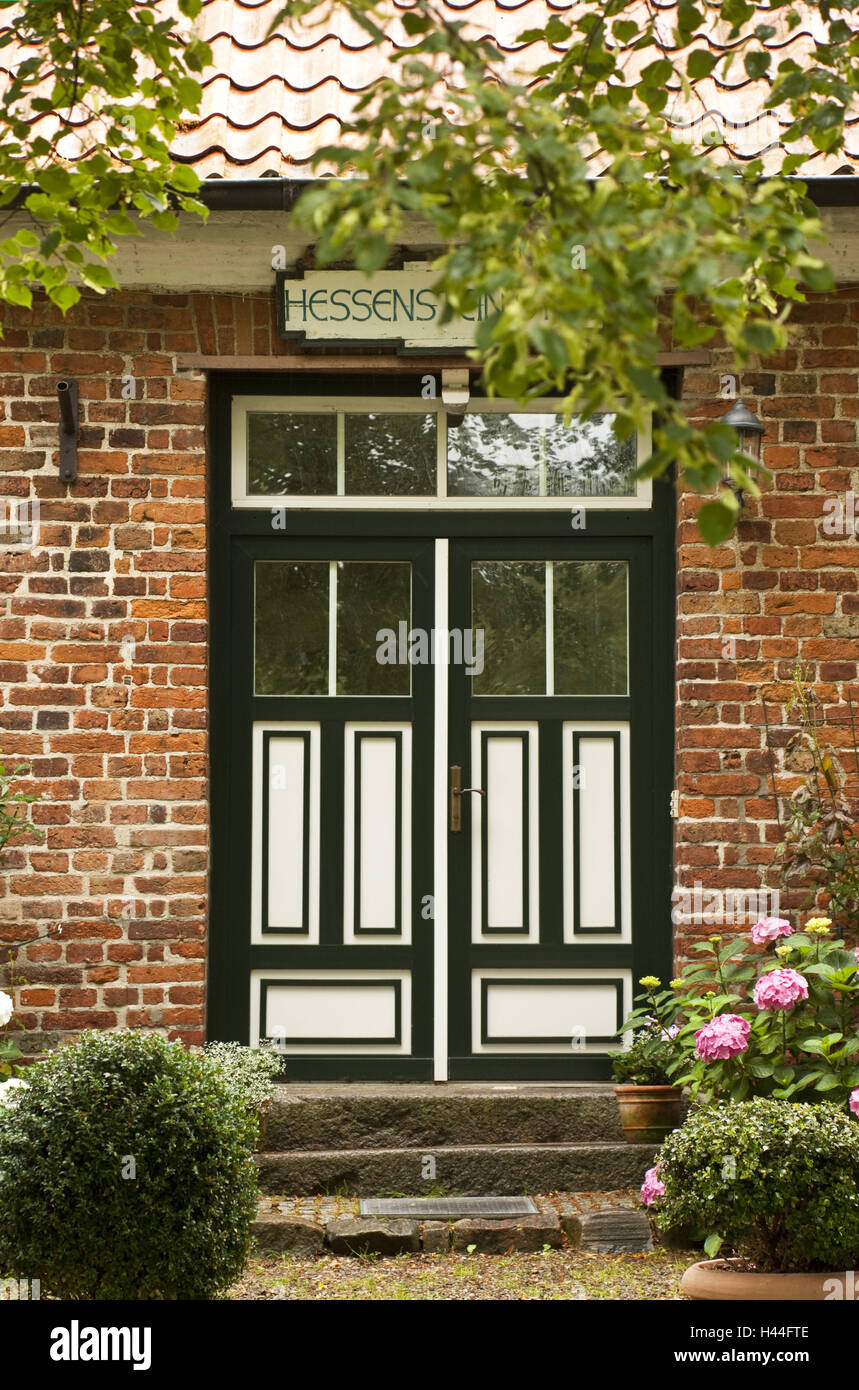 Country house, input Stock Photo - Alamy