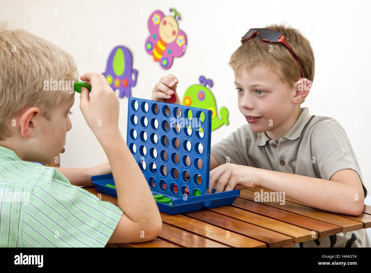 Children, boys, two, play, 4 gains, model released,, people, capture ...