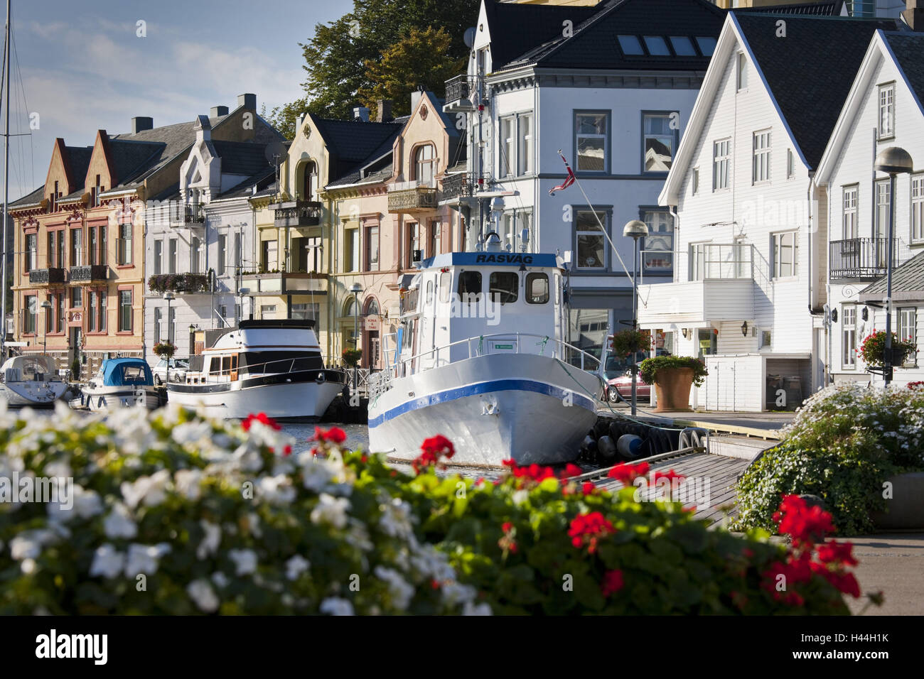 Norway, Rogaland, Farsund, harbour Stock Photo - Alamy