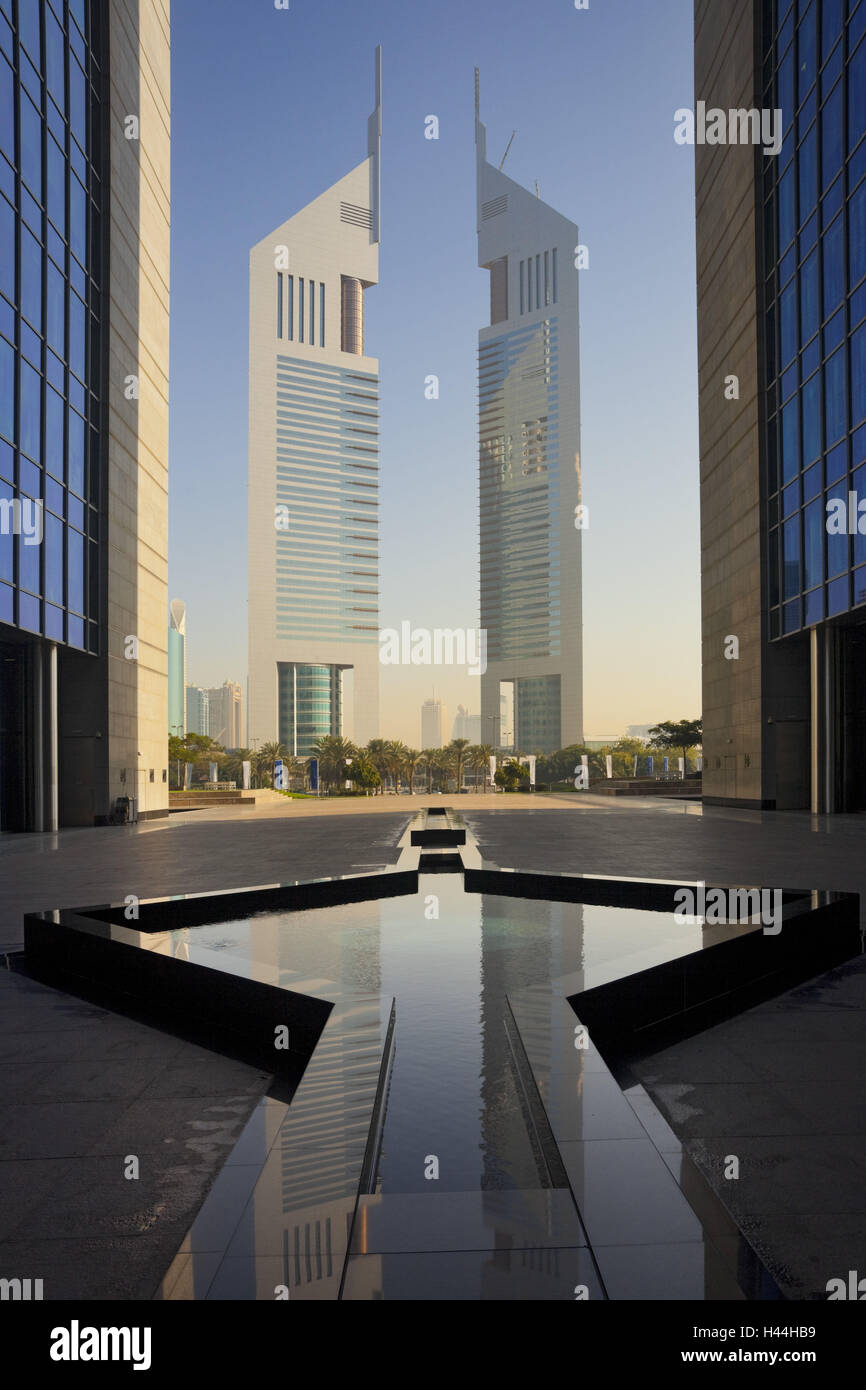United Arab Emirates, Dubai, Emirates Towers Stock Photo - Alamy