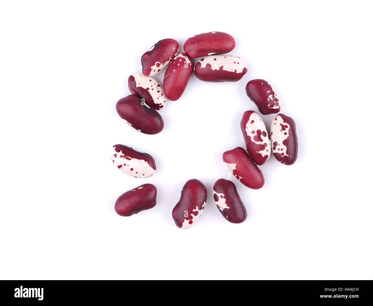 beans on white background Stock Photo - Alamy