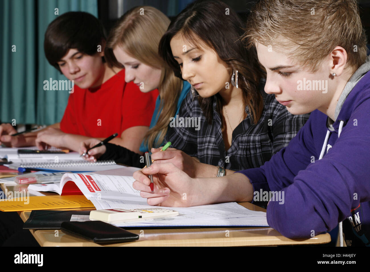 School, lessons, classroom, schoolgirls, schoolboys, learn Stock Photo ...