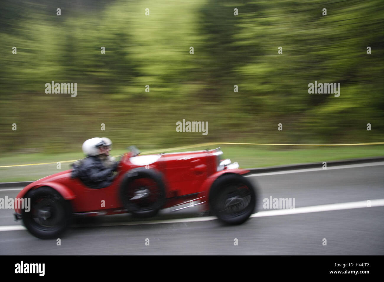 Boiler mountain race, old-timer car, mountain passage, blurs, Germany ...