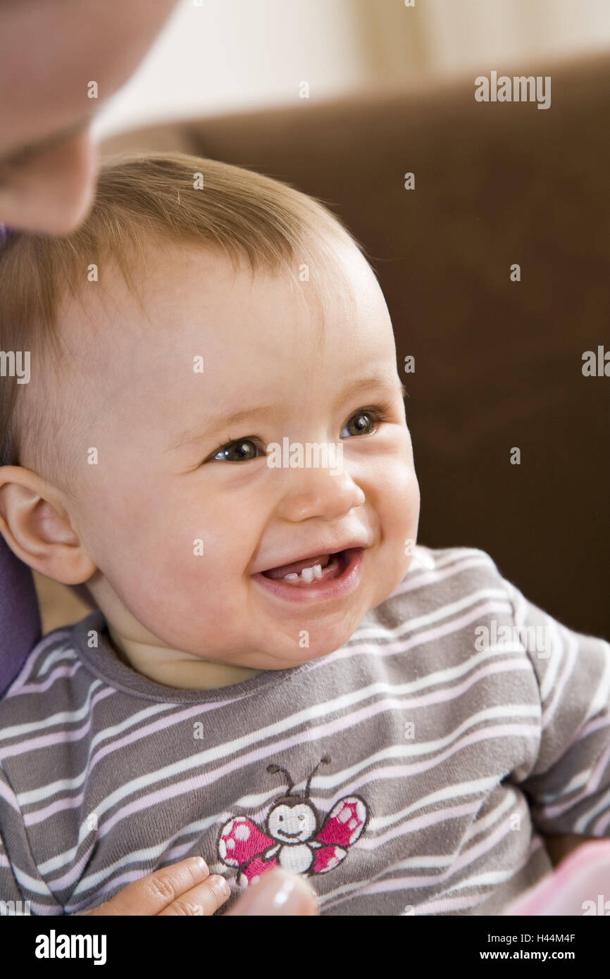 Baby, laugh, portrait, trust, cogs, happy, infant, grow, observe ...