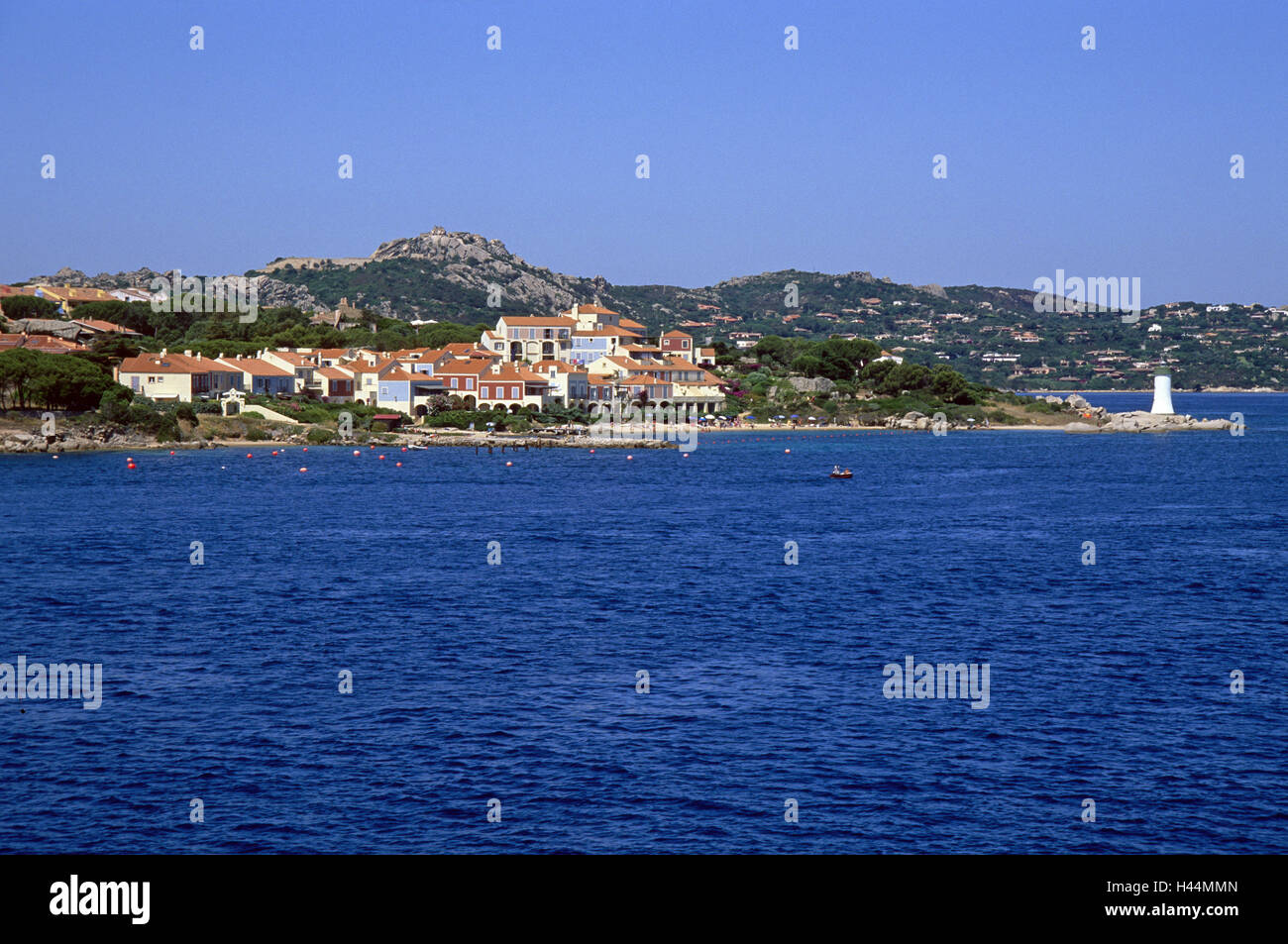 Italy, island Sardinia, hotel facility, beacon Stock Photo - Alamy