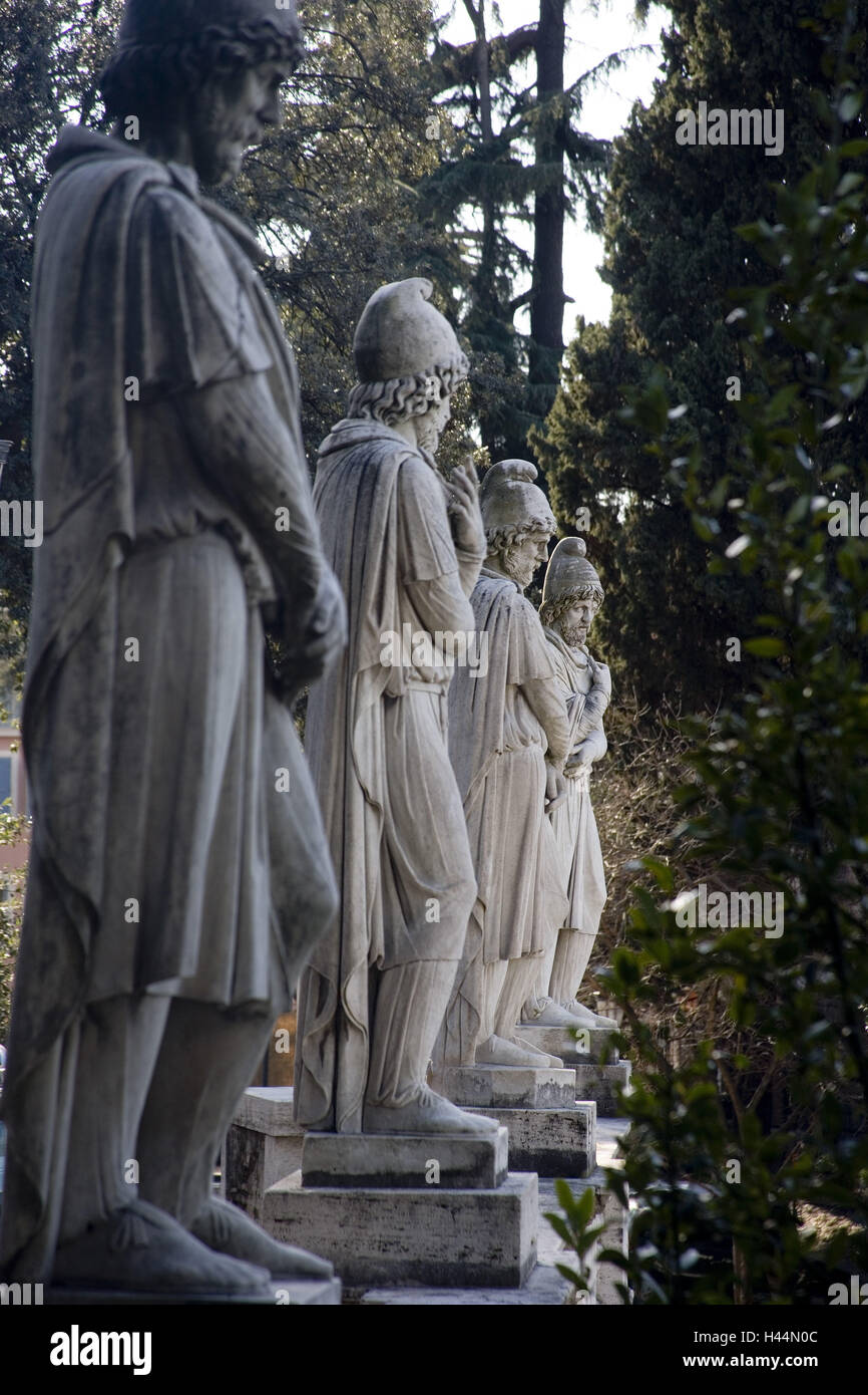Location Picio, Piazza del Popolo, detail, sculptures, Rome, Italy ...