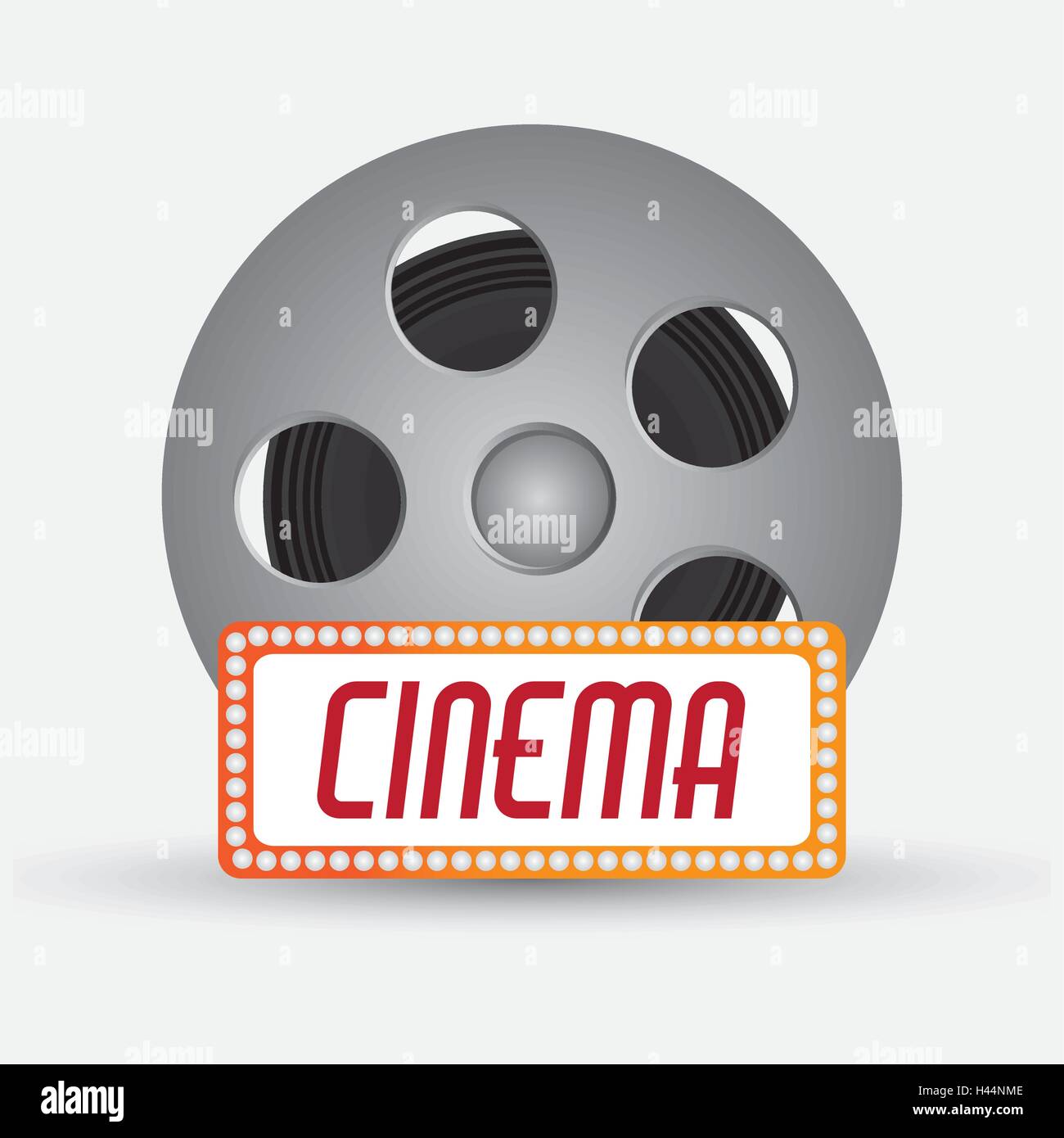 Film reel cinema and movie design Stock Vector Image & Art - Alamy