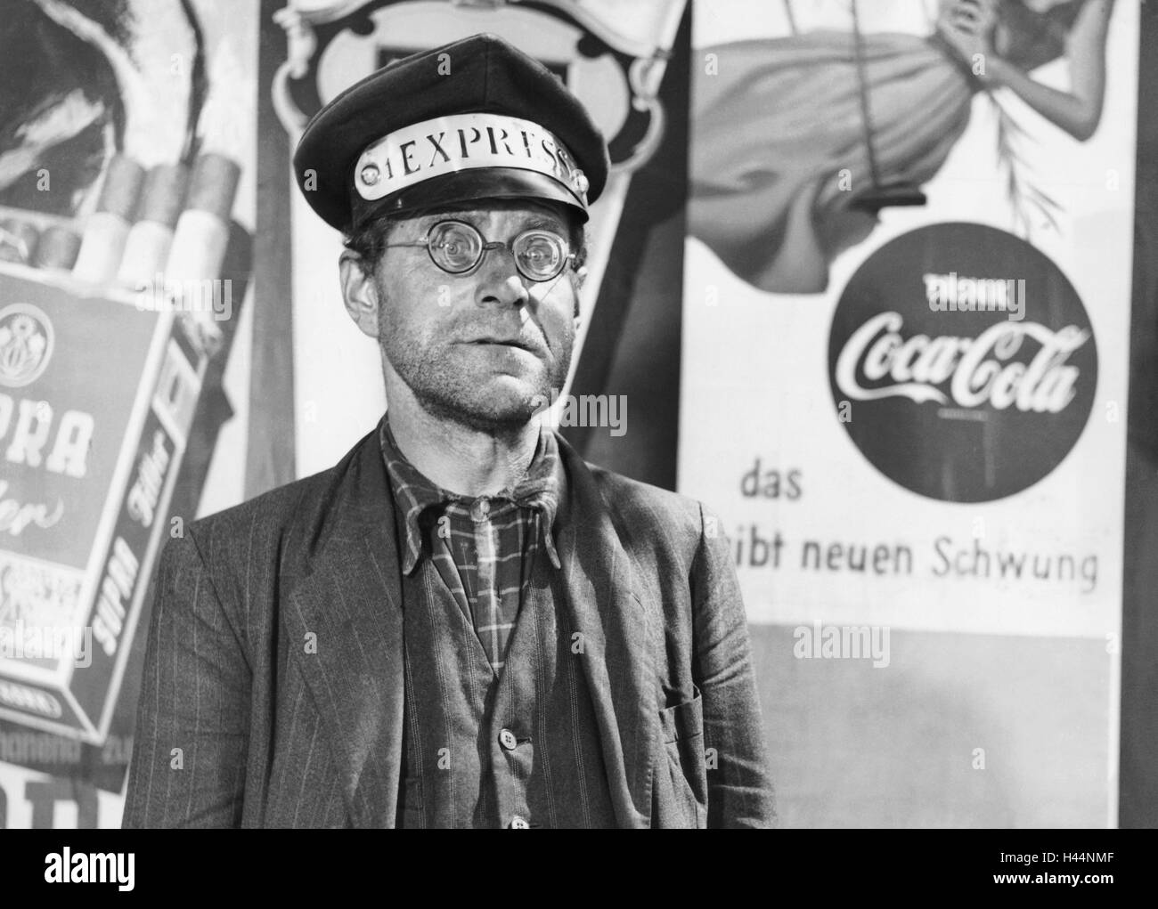 Porter, "Express-Schorsch", portrait Stock Photo - Alamy